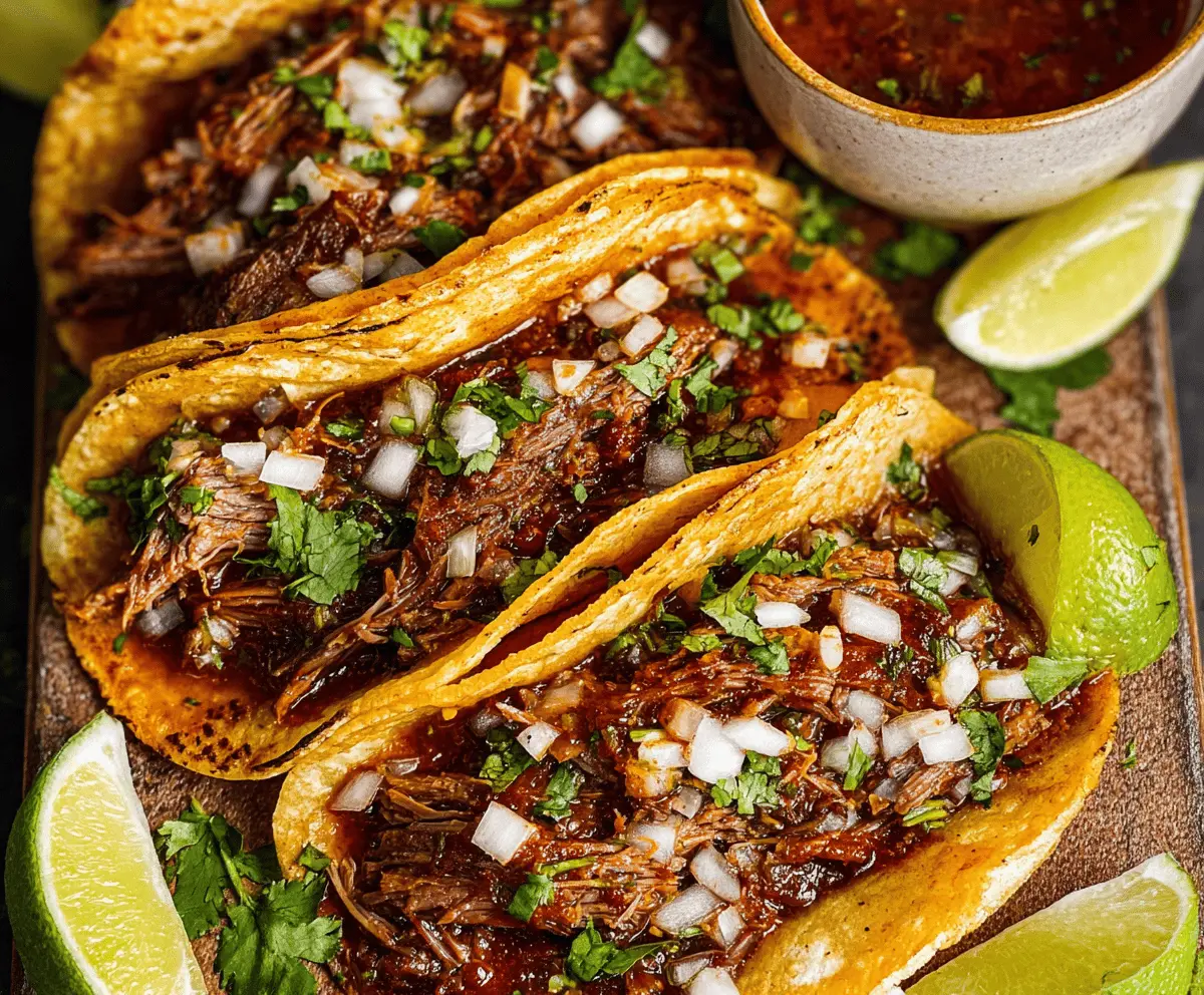 Delicious Homemade Birria Tacos Recipe