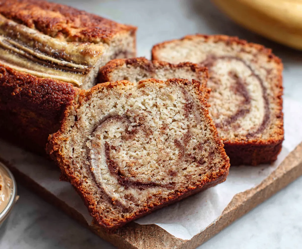 Easy Cinnamon Swirl Banana Bread