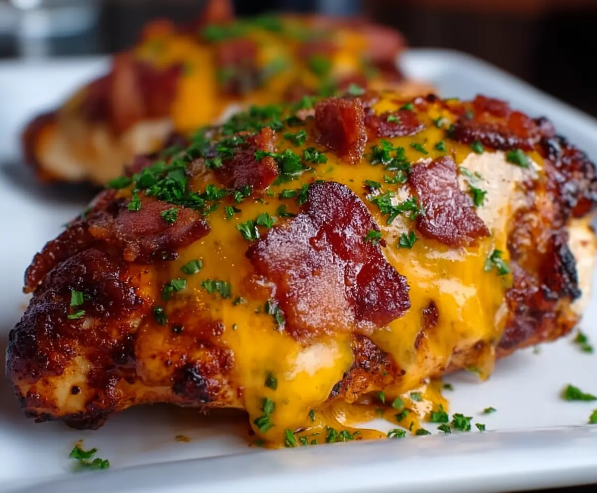 Easy Cowboy BBQ Bacon Cheddar Chicken