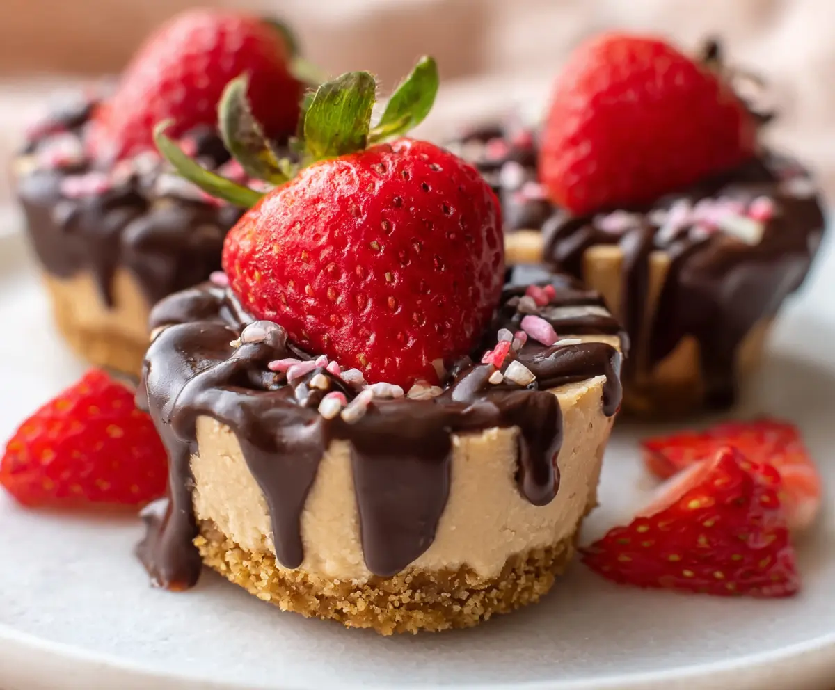 Easy No-Bake Strawberry Cheesecake Cups